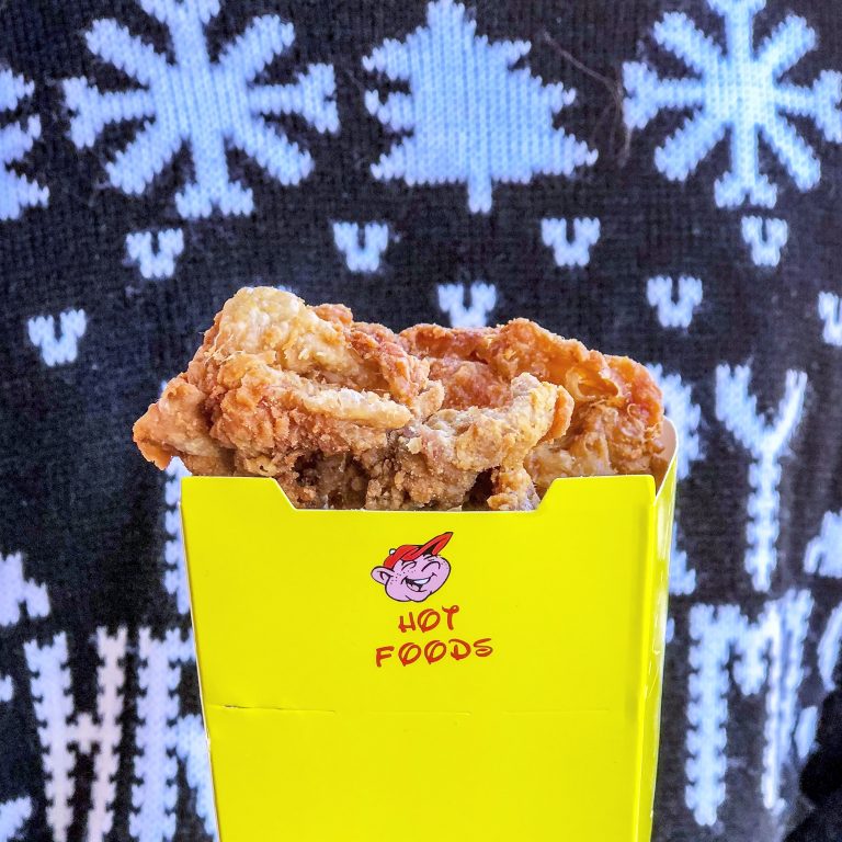 Fried Chicken Skin Exists - Red Lea Chicken - JULIAXEATS
